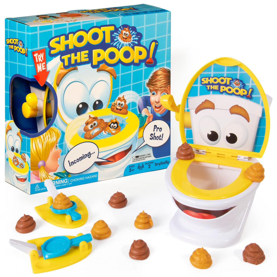 Shoot The Poop! Game – Fling Poop Skill Game with Fun Sounds for Kids ...